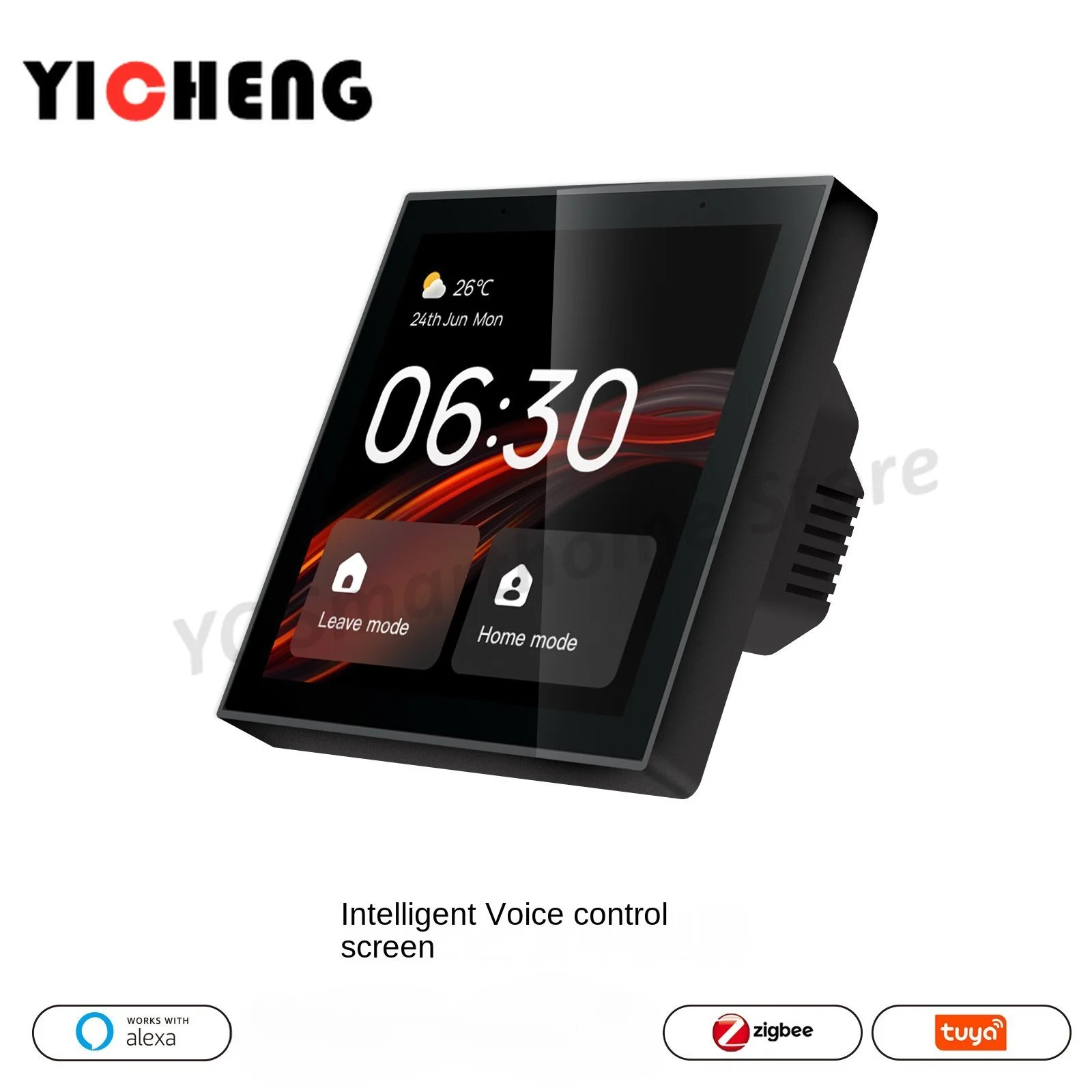 Smart Central Control Screen with Voice Assistant, Compatible with Tuya ...