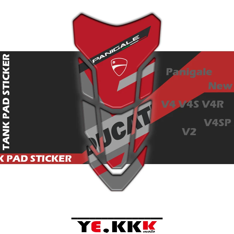 For Ducati Panigale V4 V4s V4r V4sp V2 V2r V2s New 3d Fuel Gas Tank Pad ...
