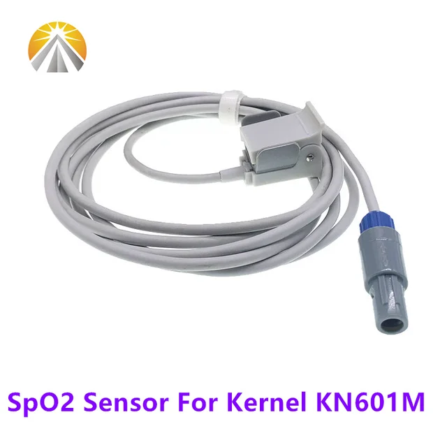 Reusable Adult Finger Clip SpO2 Sensor 5 Pin for Kernel Medical Patient ...