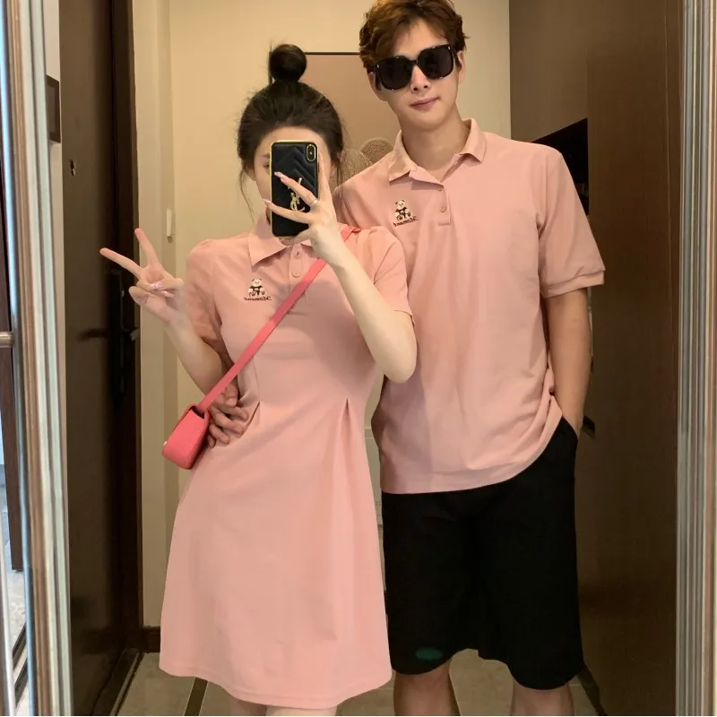 Couples-matching-outfits-men-and-women-summer-new-couple-T-shirt-POLO ...