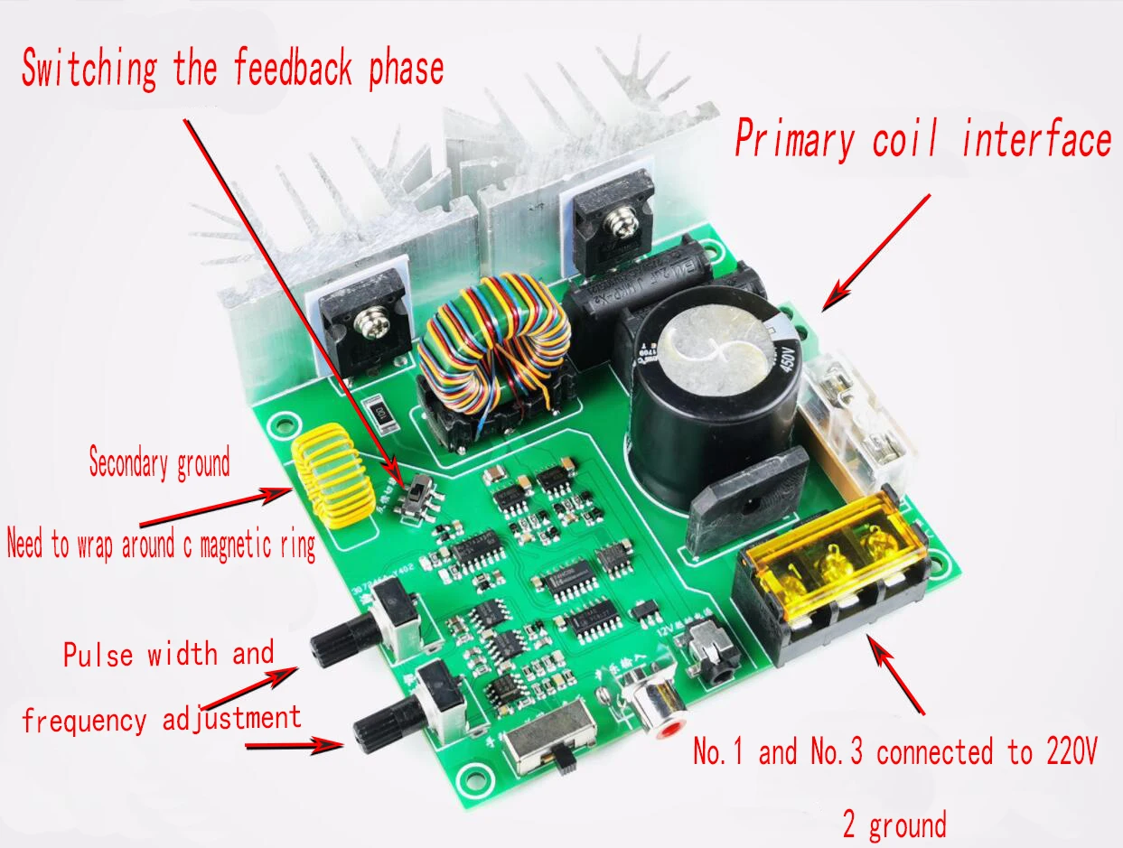SSTC-Solid State Tesla Coil Half Bridge Integrado Terminado Driver ...
