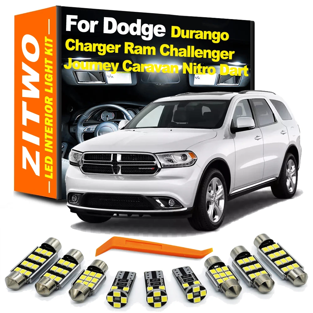 ZITWO LED Interior Light Kit For Dodge Durango Charger Grand Caravan ...