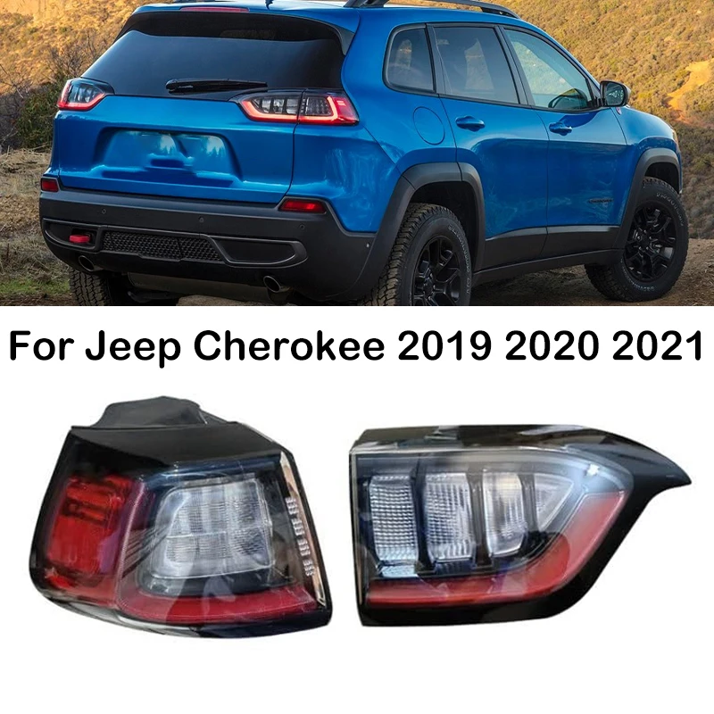 For-Jeep-Cherokee-2019-2020-2021-Car-Rear-LED-Tail-Light-Tail-Lamp ...
