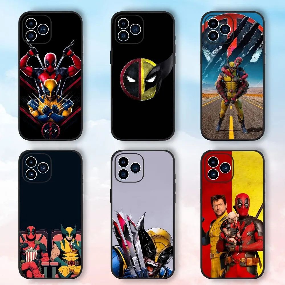 MINISO-DISNEY-Deadpool-Wolverine-Black-Phone-Case-For-Samsung-Galaxy ...