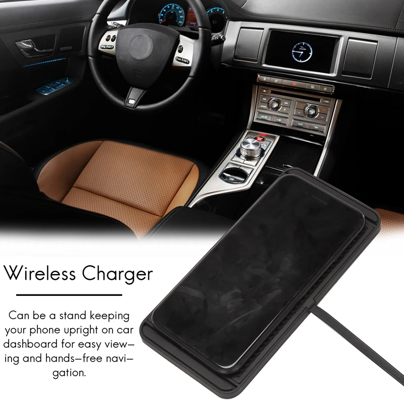 Carro-Qi-Pad-Carregador-sem-fio-carregamento-r-pido-Dock-Station ...