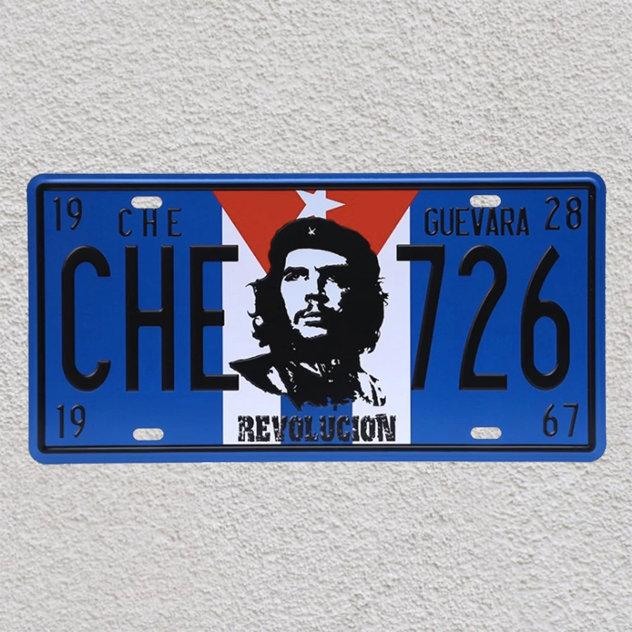 1 pc Cuba Che Guevara revolution revel flag Havana Tin Plates Signs ...