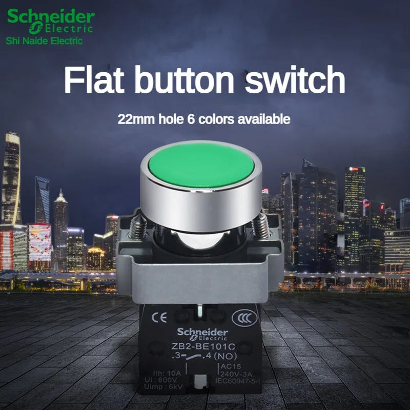 Schneider Button Switch Xb2ba 35c 45c 15c 25c 55c 65cgreen 1 On/off ...