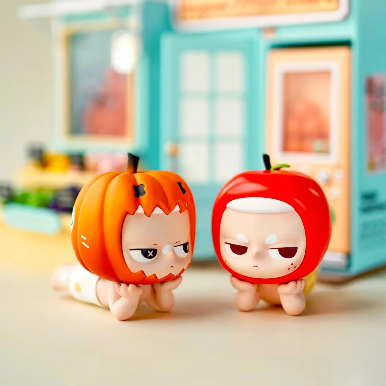 KUBO-mainan-figur-buah-kepala-labu-dan-Apple-anak-anak-ornamen-kecil ...