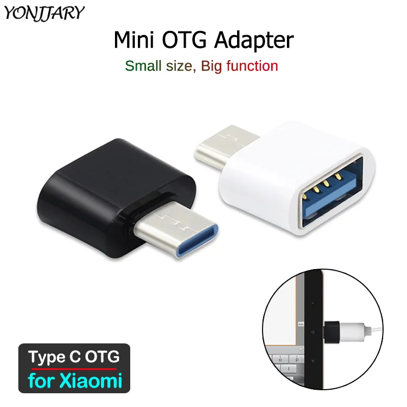 1/2/4pcs Usb Type-c Otg Adapter For Xiaomi Redmi Note 11 10 10s 9 9s 8 ...