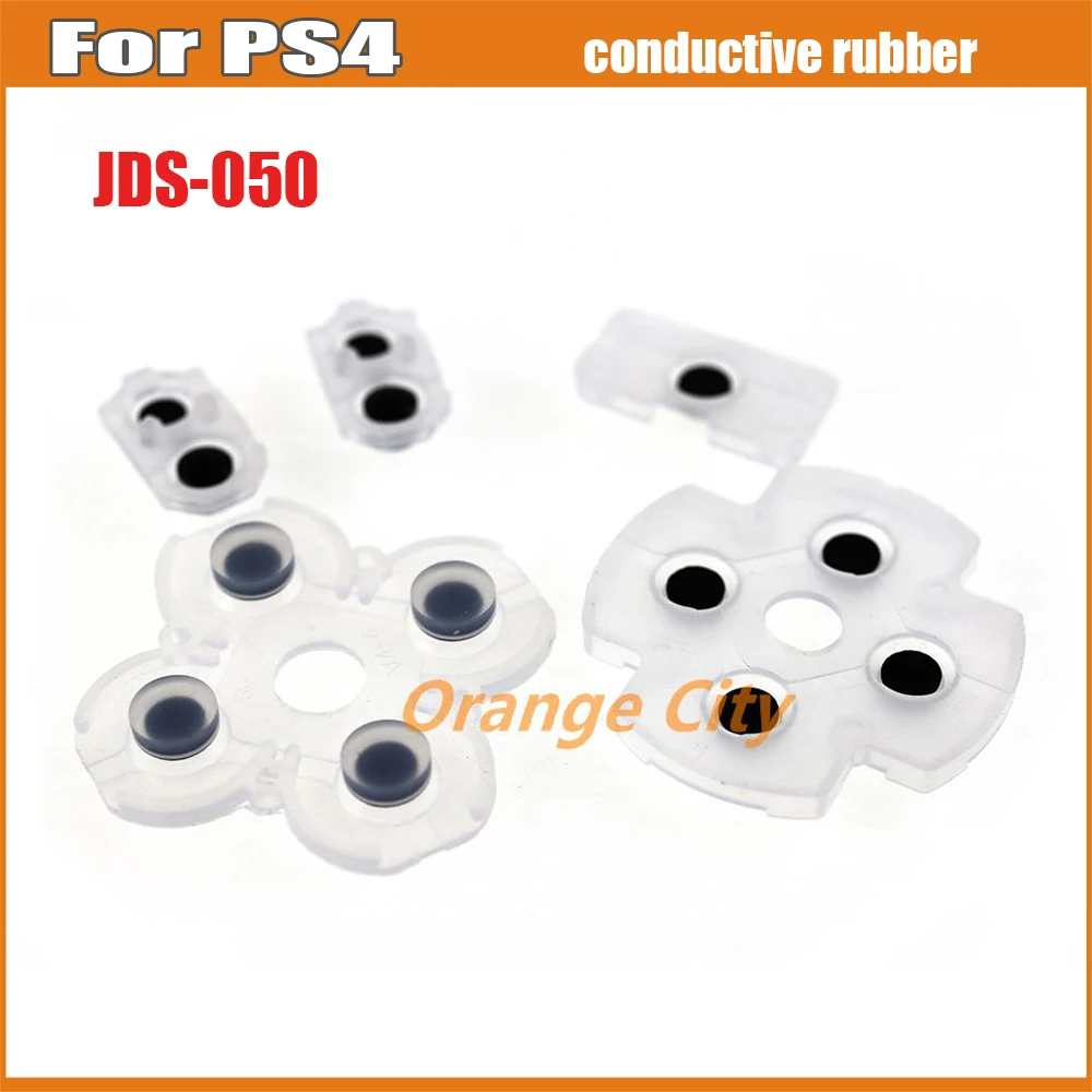 2Sets For Sony Playstation 4 PS4 JDS-050 JDS-055 5.0 JDM 050 055 Controller Conductive Rubber ...