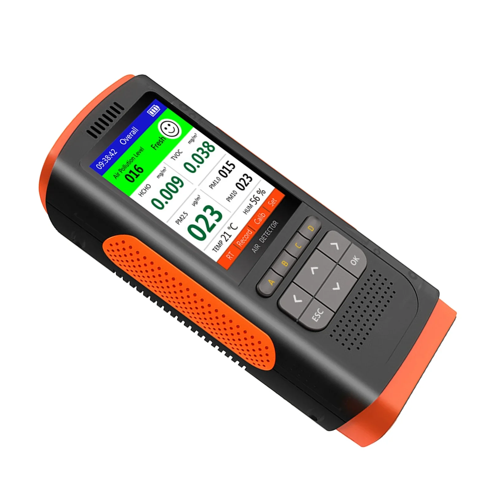 CHE-PM25 Portable Air Quality Monitor: Formaldehyde, PM2.5, CO2 Detector