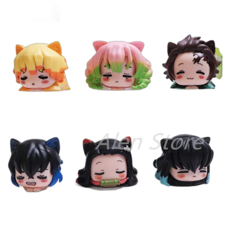 6PCS-Set-Anime-Demon-Slayer-Figure-Nezuko-Tanjirou-Zenitsu-Inosuke-Mini ...