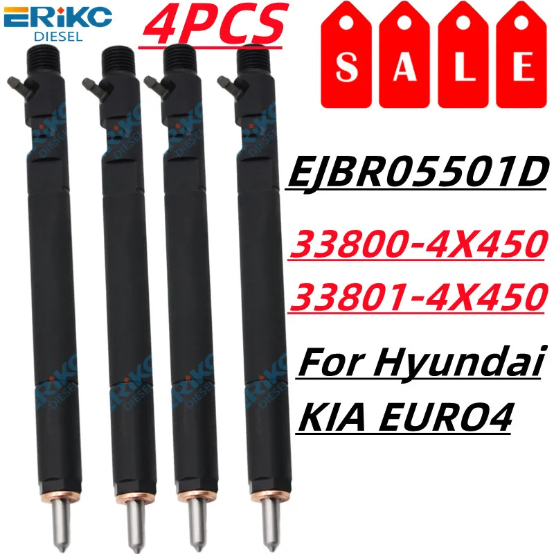 4 PCS EJBR05501D Novo bico injetor de combustível diesel 5501D para ...