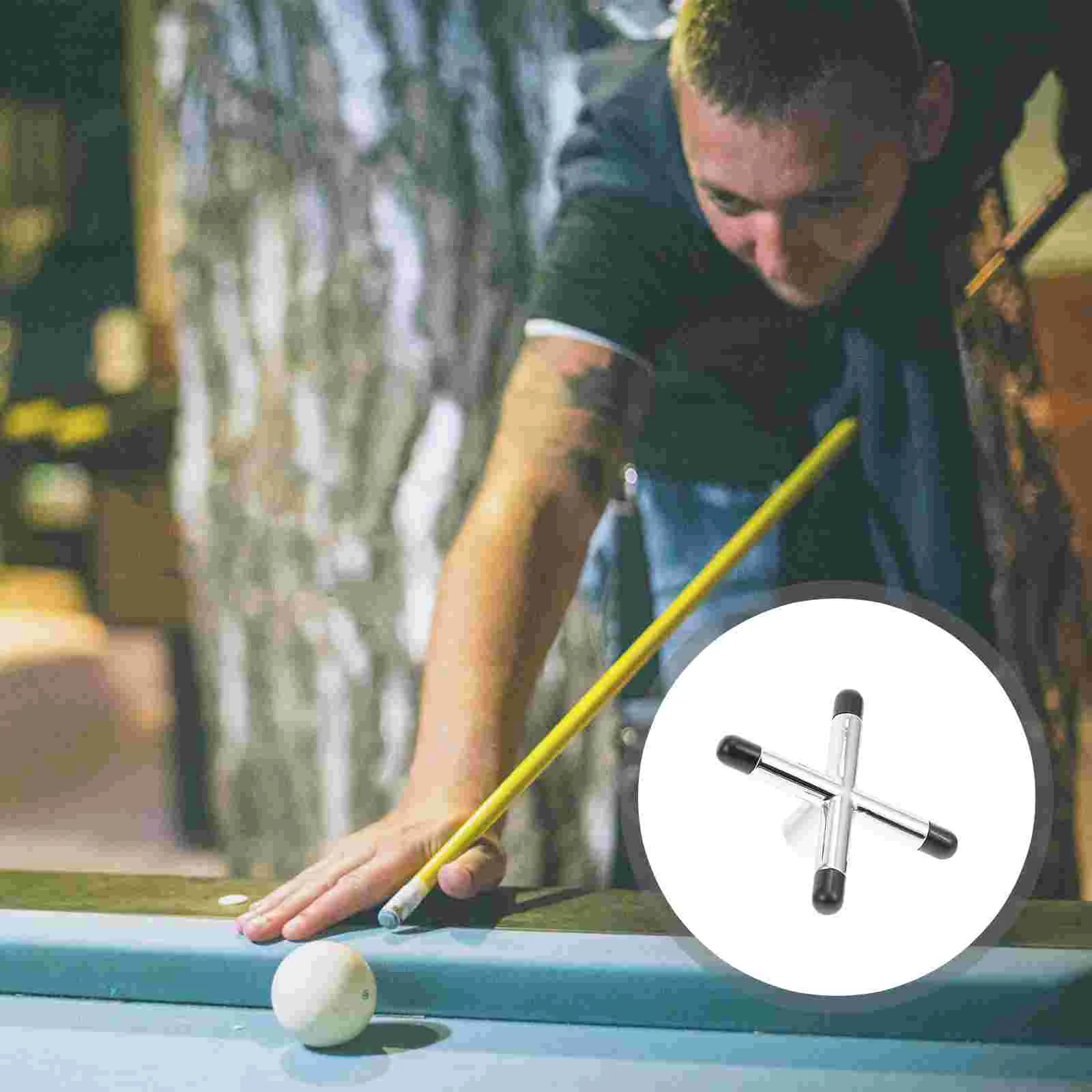 Metal-Billiards-Cue-Support-Billiard-Stick-Cue-Pole-Rack-Professional ...