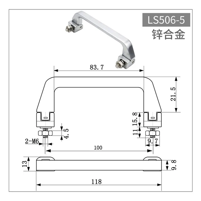 U Alakú Hajtogató Fogantyú Eszközkészletű 90 Fokos Gombok A Vas Ipari ...