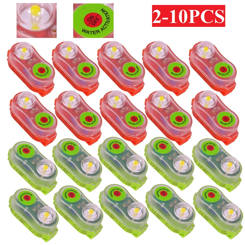 1 - 10 Pcs Automatic Survivor Locator Light Led Life Jacket Emergency ...