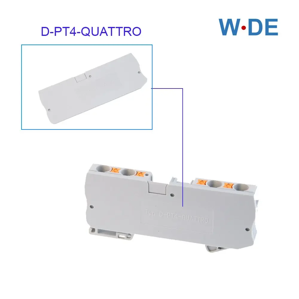 D-PT4-QUATTRO-End-Cover-For-PT4-QUATTRO-Din-Rail-Terminal-Blocks-End ...