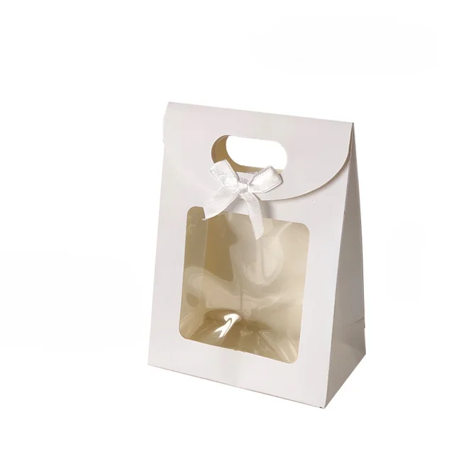 5/10/20pcs Transparent Window Gift Bags For Wedding Birthday Home Party ...