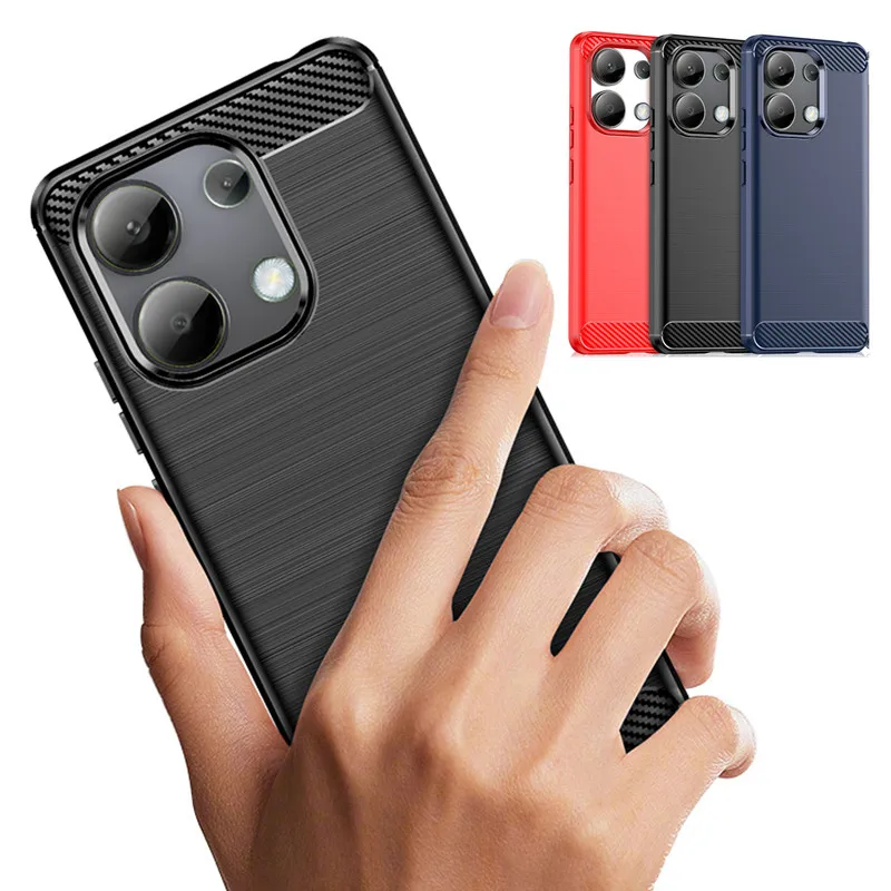 Carbon-Fiber-Texture-TPU-Case-for-Xiaomi-Redmi-Note-13-Pro-5G-Note-12 ...