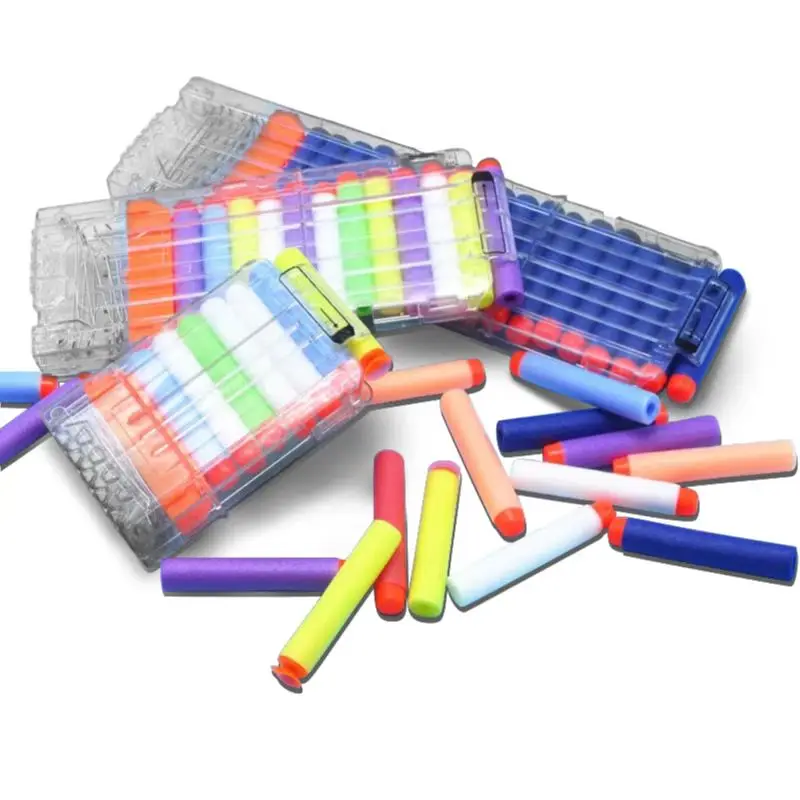 TISNERF-Transparent-White-Universal-Reload-Clip-6-12-18-Rounds-for-Nerf ...