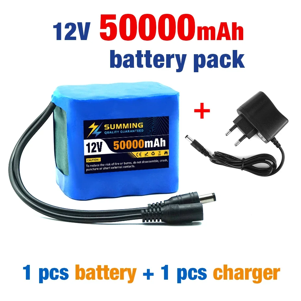 New-Fishing-Battery-12v-3S4P-50Ah-Portable-12V-Battery-Rechargeable ...