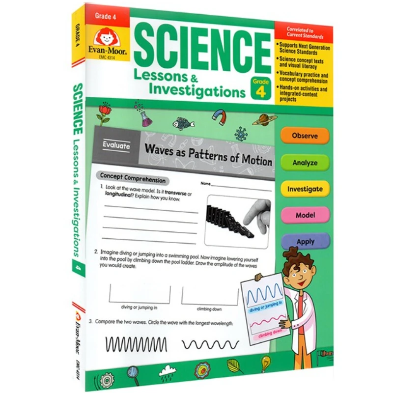 Evan-Moor-Science-Lessons-and-Investigations-Grade-4-Workbook-aged-8-9 ...