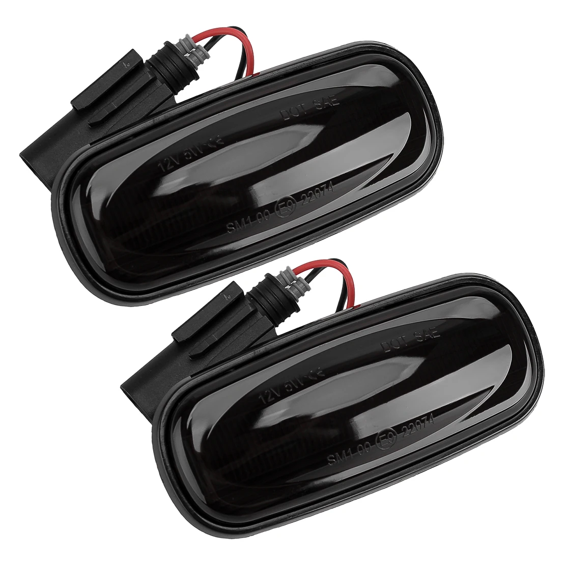 1-Pair-Black-Lens-LED-Side-Marker-Light-Fender-Turn-Signal-Lamp-12V-Fit ...
