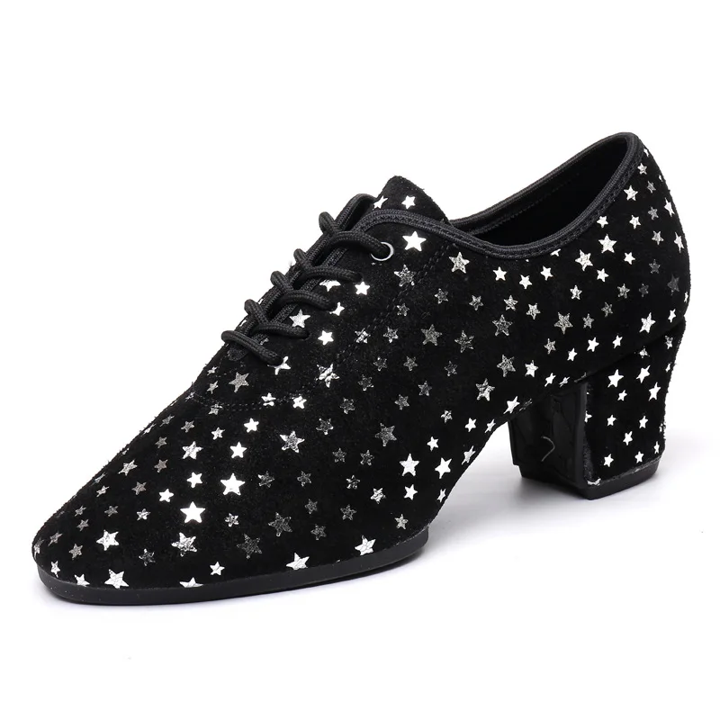 Ladies Women Non-Slip Latin Jazz Adult Ballroom Salsa Dancing Shoes ...