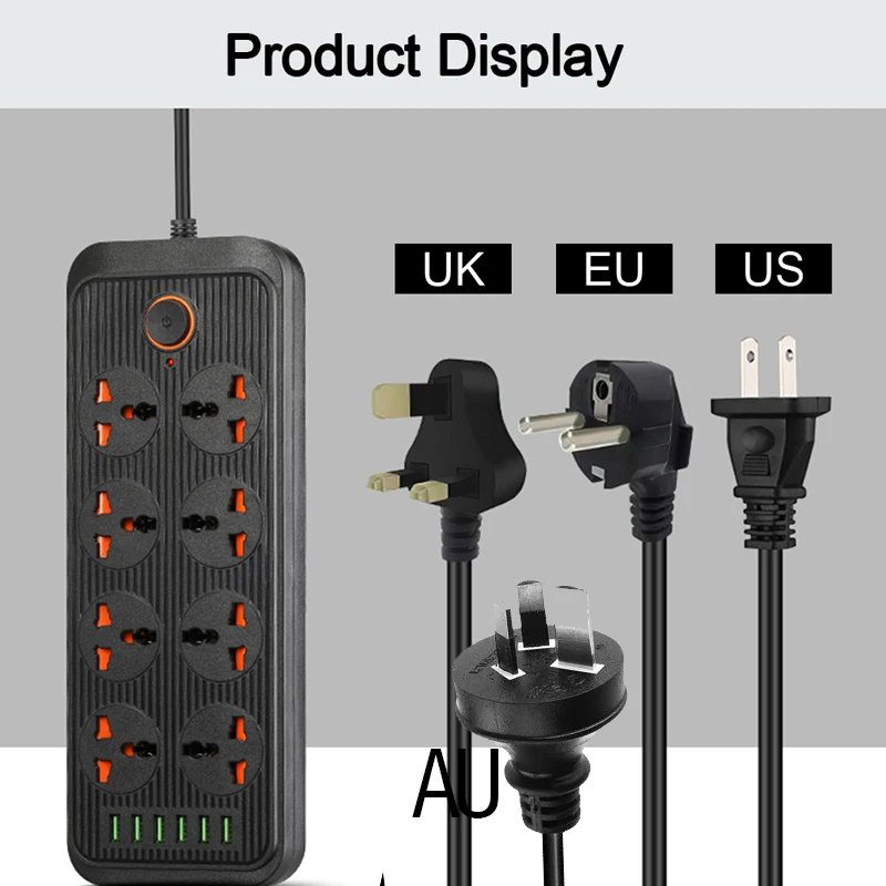 Prises-multiprises-universelles-avec-c-ble-d-extension-port-USB-filtre ...