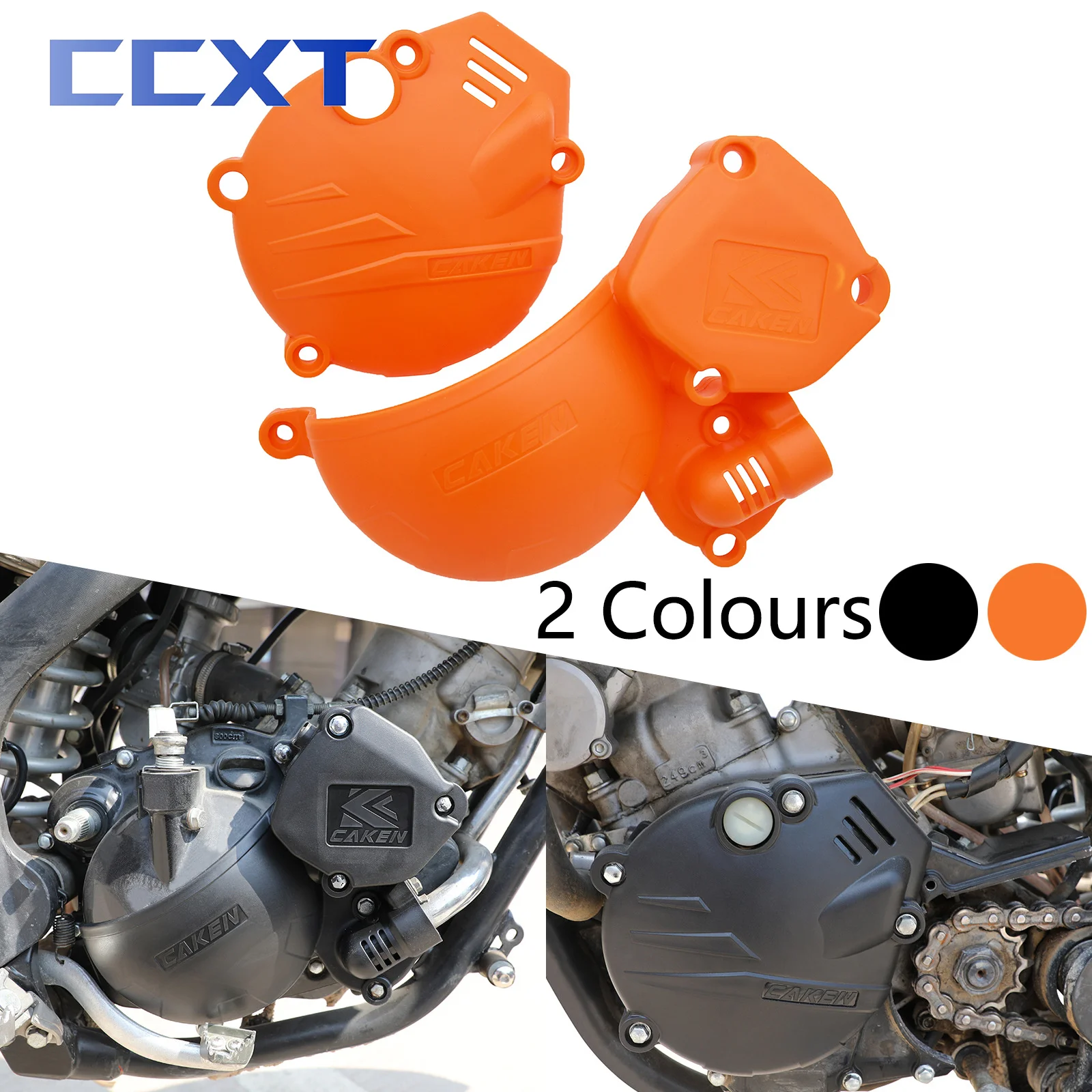 Motorcycle-Plastic-Clutch-Guard-Ignition-Protector-Water-Pump-Cover-For ...