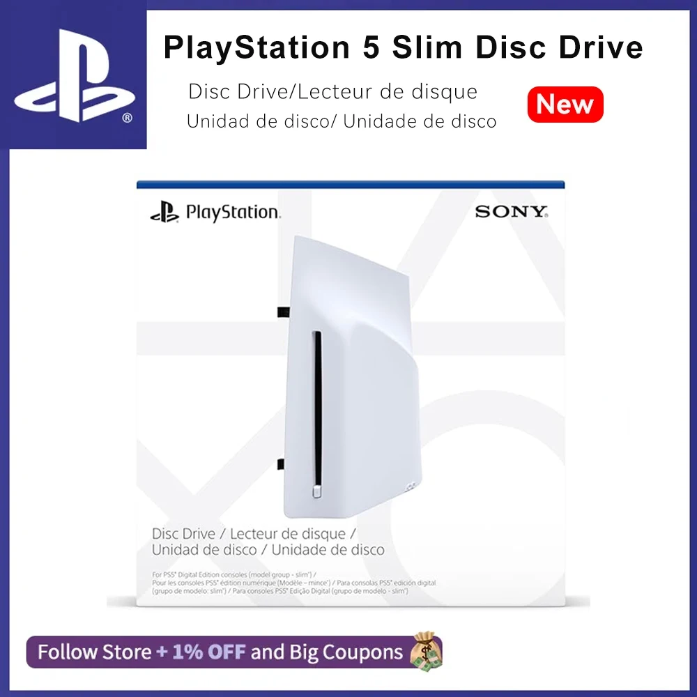 Sony-PS5-Slim-Disc-Drive-Original-PlayStation5-Slim-Accessary-for-PS5 ...