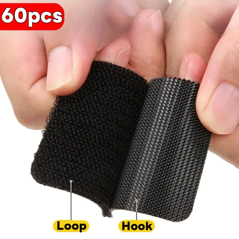60-2Pcs-Car-Carpet-Fixing-Stickers-Fastener-Double-Sided-Self-Adhesive ...