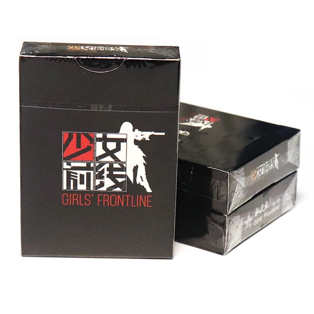 54Pcs/set Girls Frontline Playing Cards Anime Girls ACG Sexy Cartoon ...