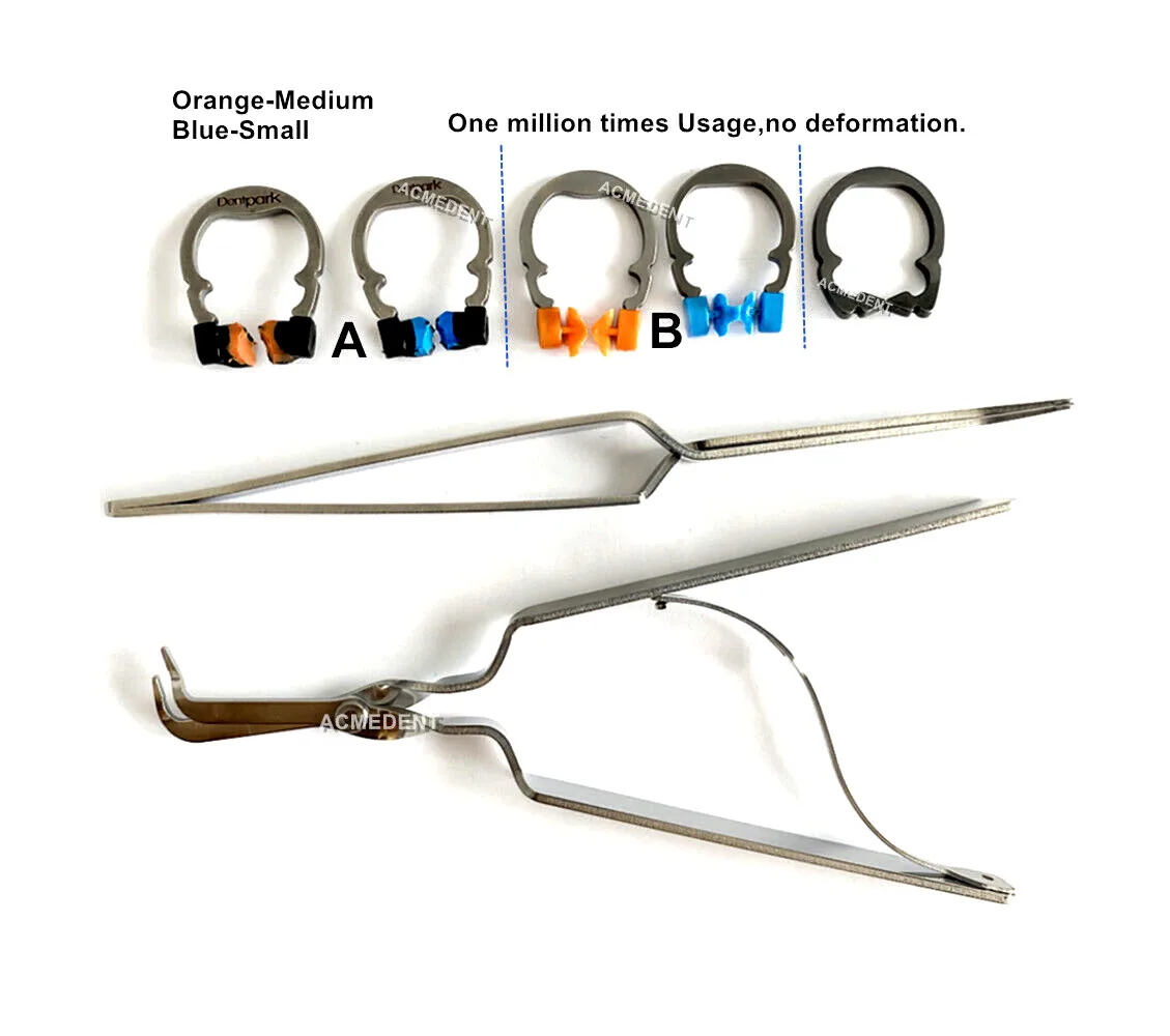 Dental Titanium Ring Matrix Clamp Separator Matrices Forcep Tweezer Fit ...