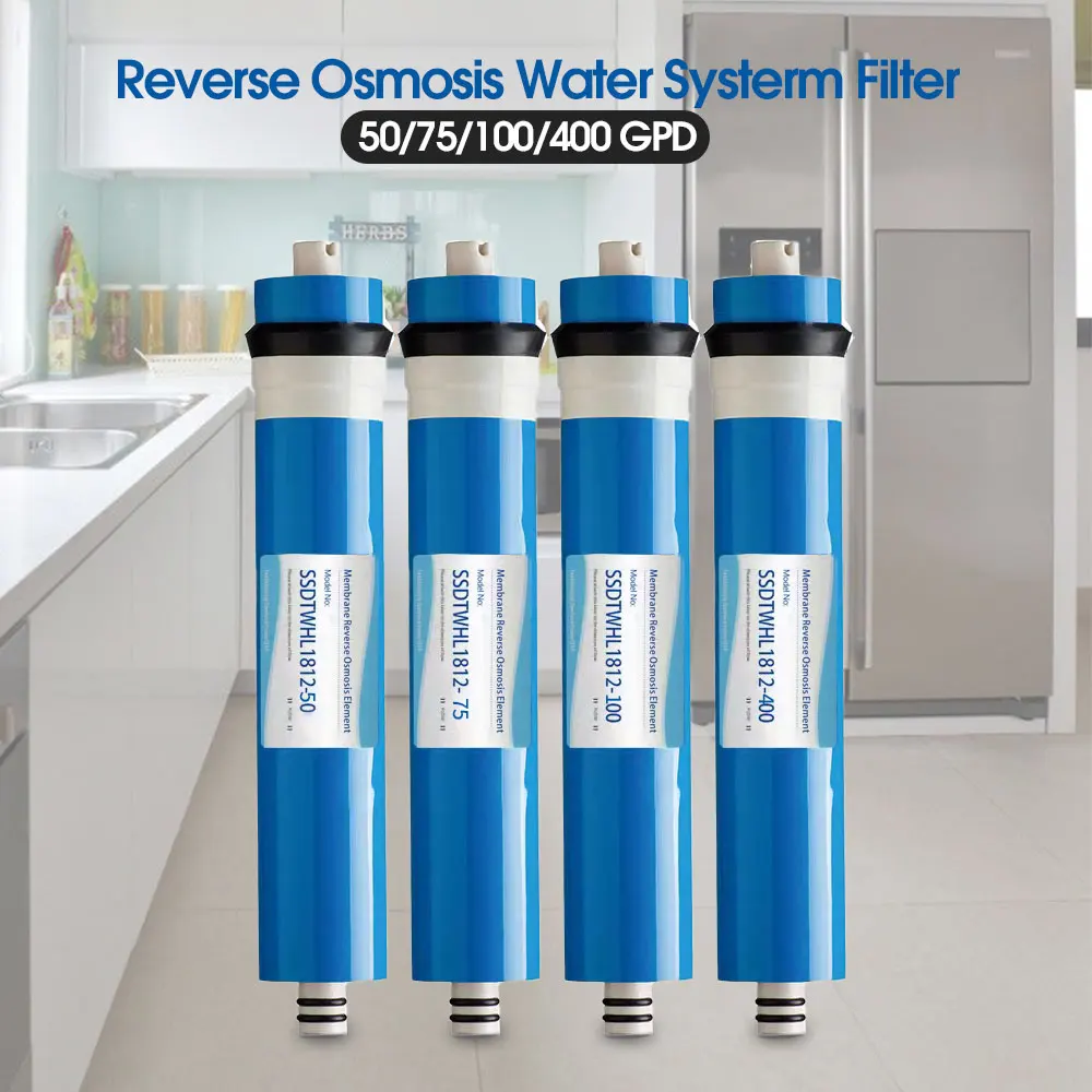 50/75/100 GPD Kitchen RO Membrane Reverse Osmosis Replacement Water ...