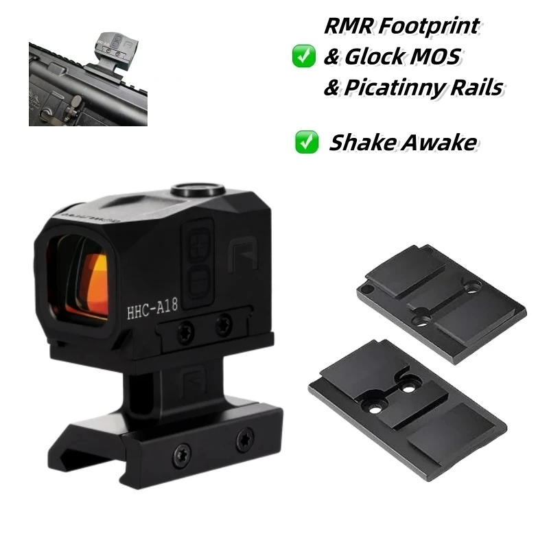 GOWUTAR-A18-Shake-Awake-Enclosed-Red-Dot-Sight-3-MOA-Pistol-Rifle ...
