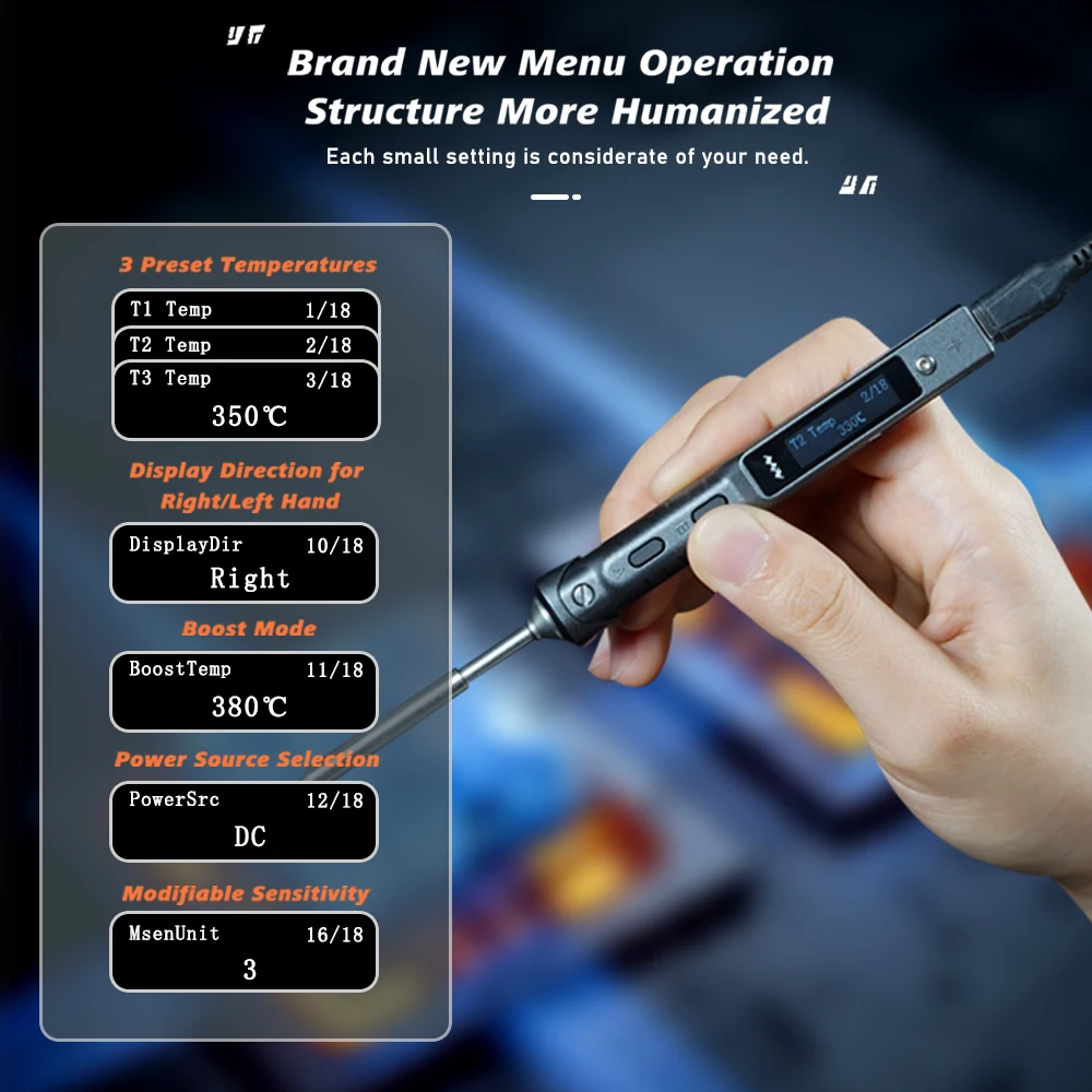 Eredeti Ts101 Mini Usb Elektromos Forrás Vas Állítható Hőmérsékletű ...