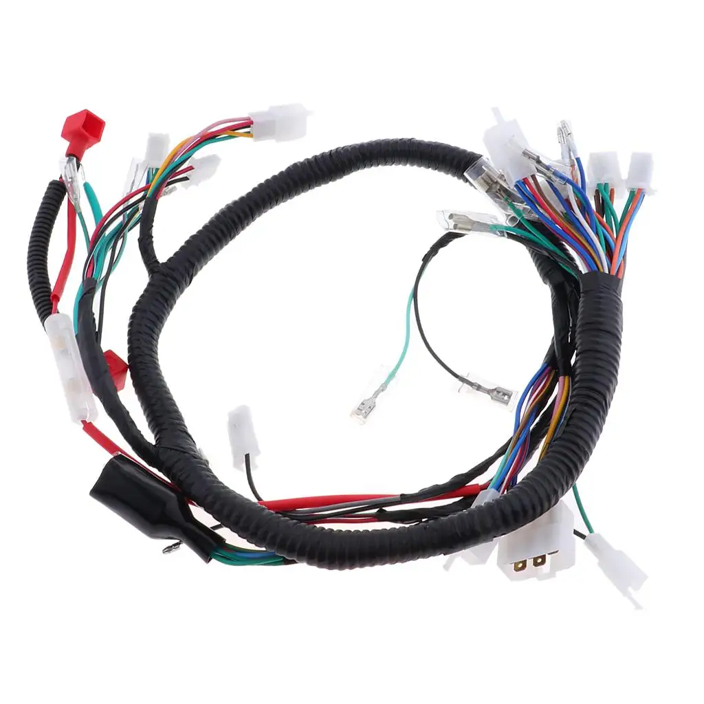 Motorcycle-Cable-Wiring-Harness-Full-Vehicle-Line-Assembly-for-ATV-Quad ...