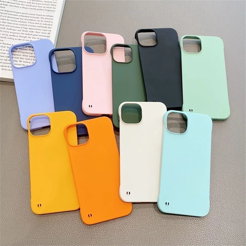 Frosting Skin sensation ultrathin no border phone case For iphone 13 ...