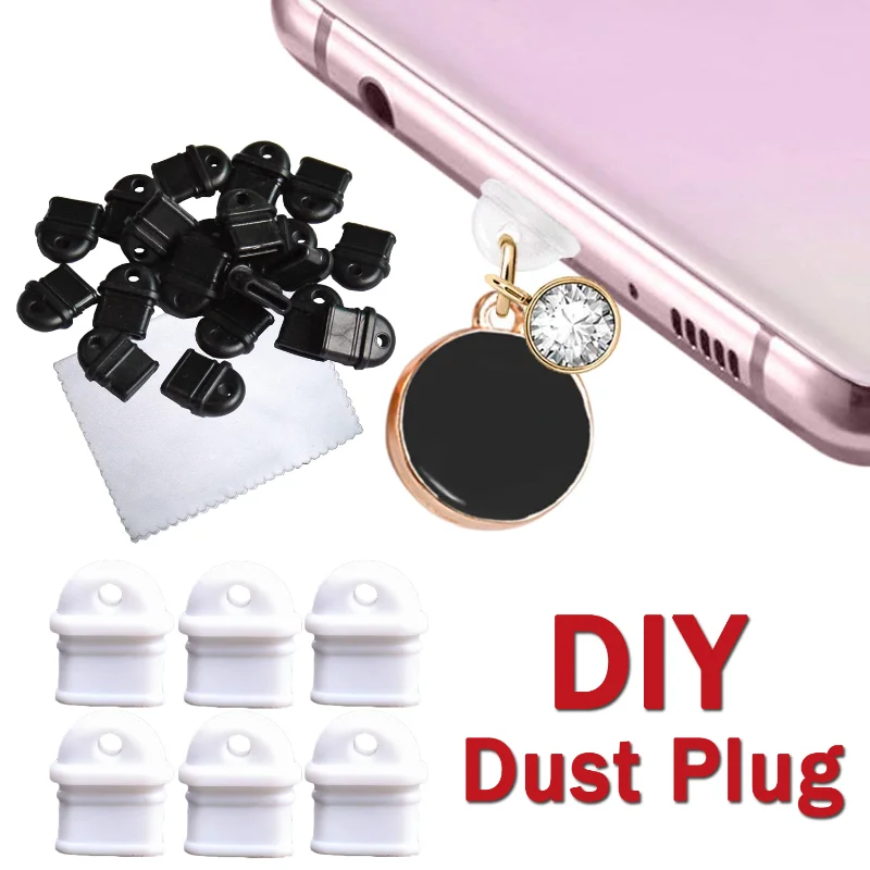 DIY-Dust-Plug-for-Type-C-Charging-Port-Dust-Plug-Charm-Mobile-Phone ...
