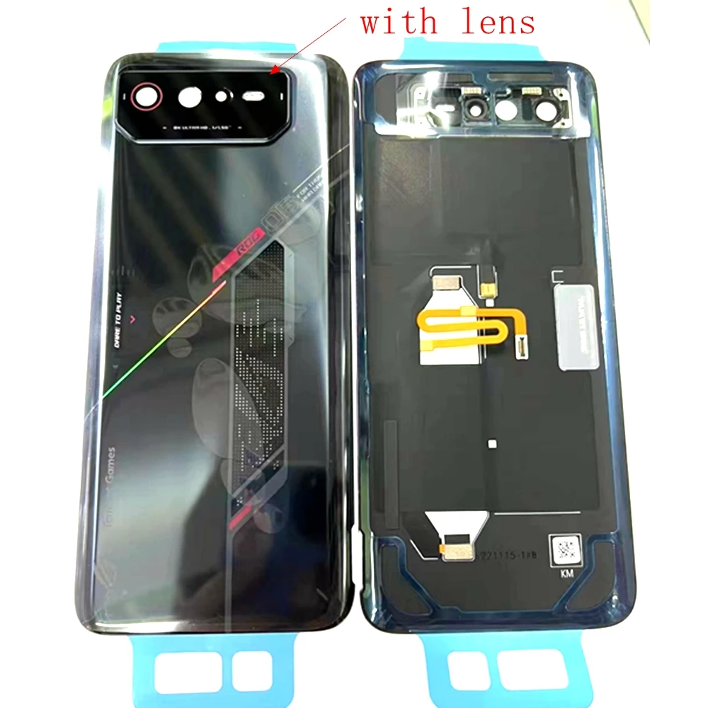 For-Asus-ROG-6-Battery-cover-back-rear-door-housing-back-frame-rog-6 ...