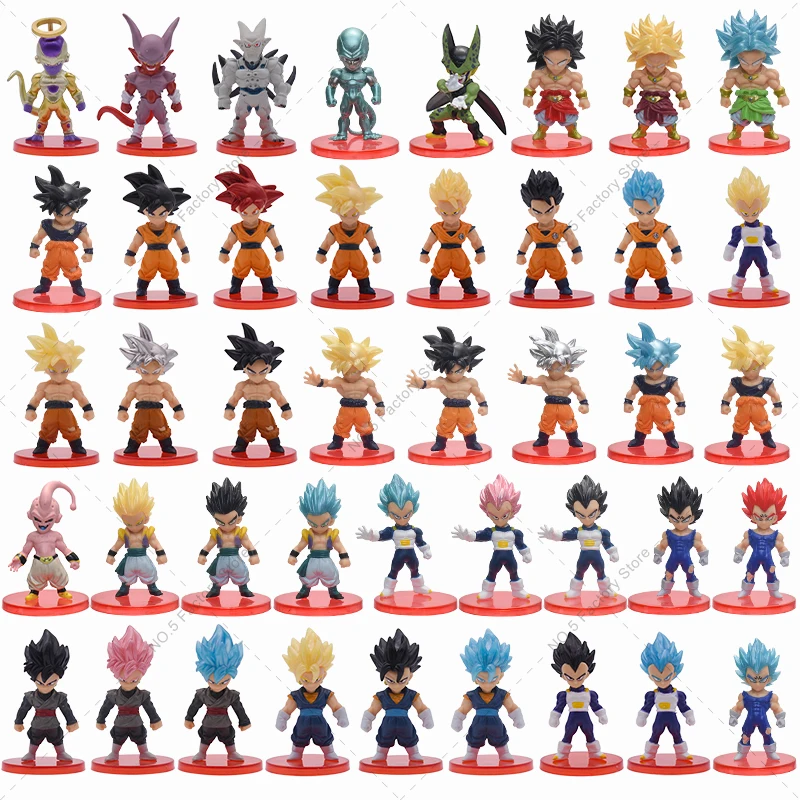 42-Pcs-Lot-Dragon-Ball-Z-Mini-Figure-Set-Super-Saiyan-Goku-Vegeta-Buu ...