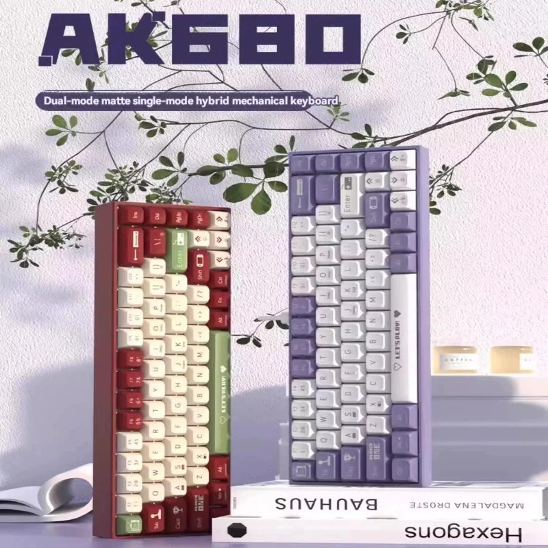 AK680-Mechanical-Gaming-dual-mode-Keyboard-68-Keys-Computer-Keyboard ...