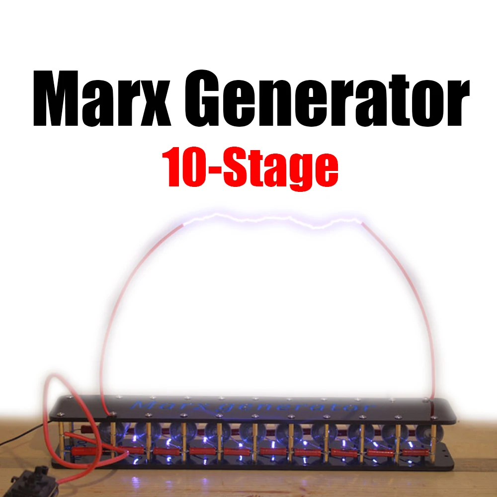 6-10-Stage-Marx-Generator-Tesla-Pulse-high-voltage-arc-Generator ...