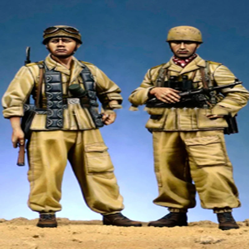 35050 Resin Figures Soldier model kits (only 2 figures) Unpainted ...