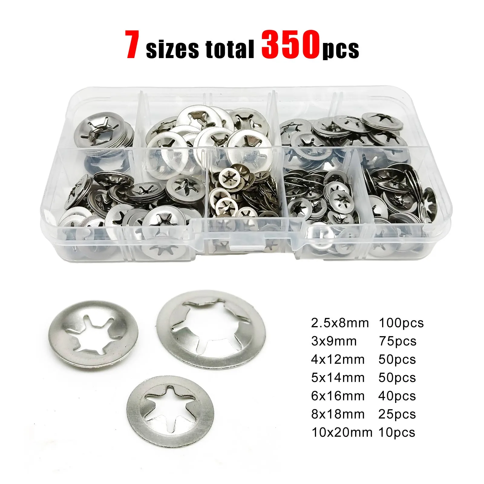 350pcs-M2-5-M10-External-Circlip-Self-Locking-Retaining-Clip-Push-On ...
