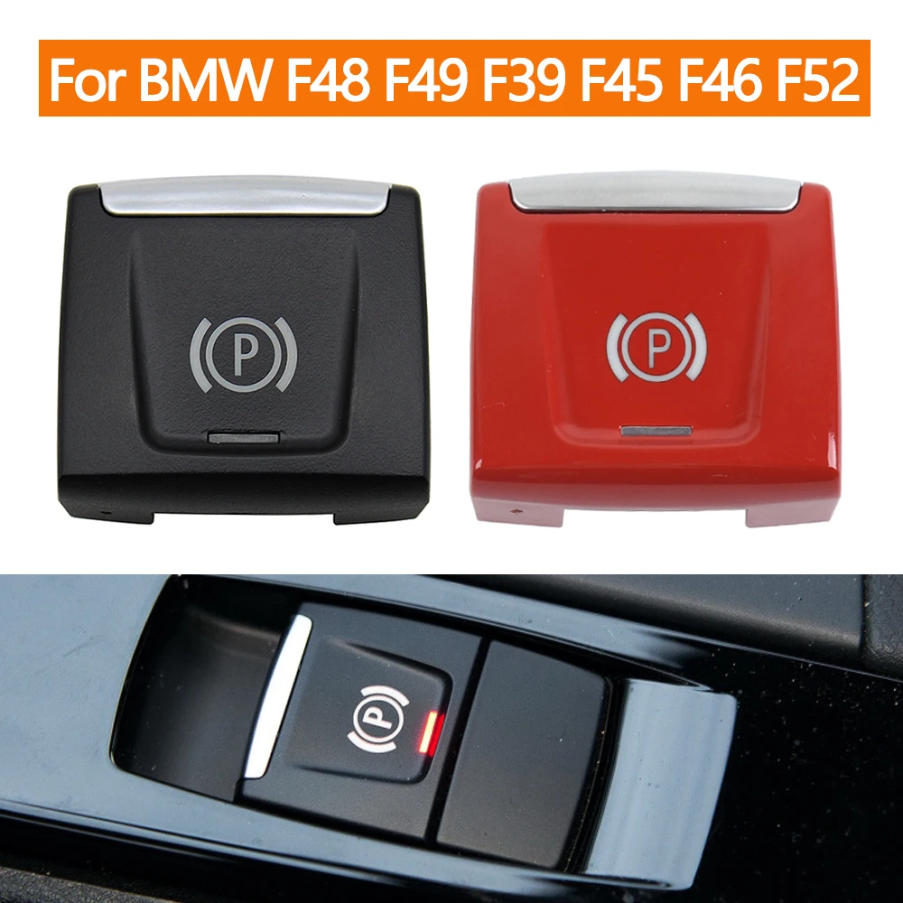 Black Red Electronic Parking Brake Switch Control Button Replacement ...