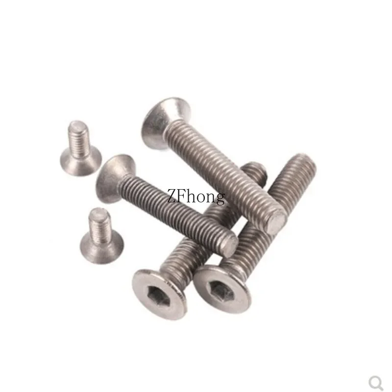 2-10PCS Titanium countersunk screw DIN7991 m2 m2.5 m3 m4 m5 m6 m8 TA2 ...
