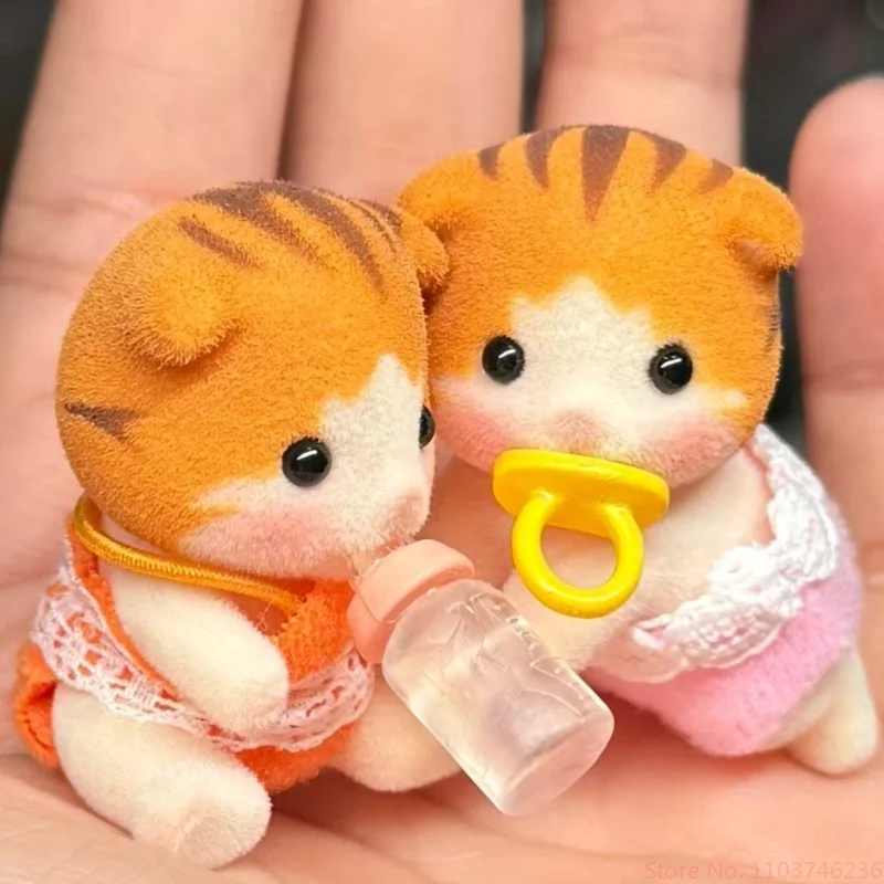 Nueva-llegada-Sylvanian-Families-Anime-Arce-Cat-Twins-figuras-Mini-Baby ...
