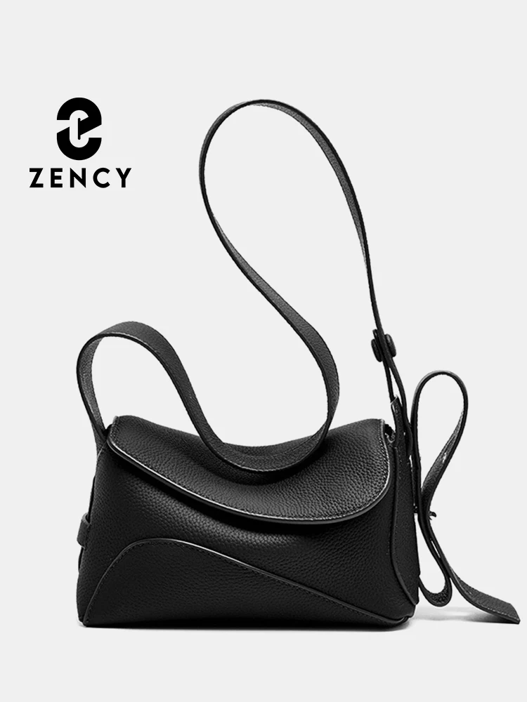Zency 100% Real Leather For Female Small Crossbody Bag Fashion Designer ...